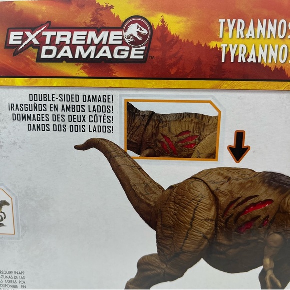 Mattel | Toys | New Jurassic World Dominion Extreme Damage T Rex ...